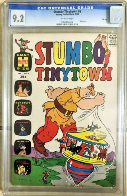 Stumbo Tinytown #6 - Beautiful Harvey Giant File Copy Comic! 1964 CGC 9 ...