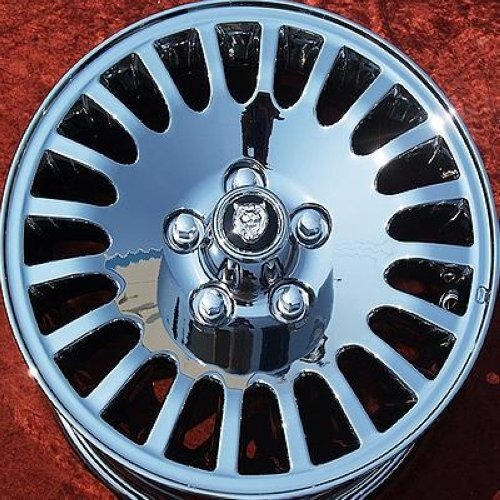 SET OF 4 CHROME 16" JAGUAR XJ6 XJ8 XJ12 XJS VANDEN PLAS OEM WHEELS RIMS ...