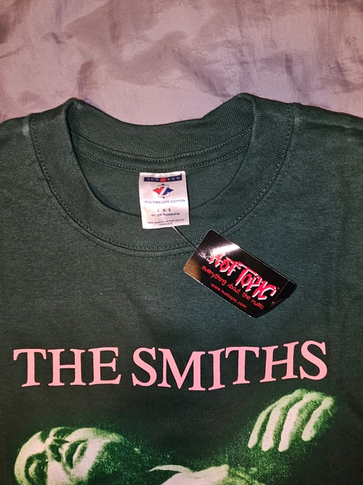 Vintage 2004 The Smith The Queen Is Dead Green T Shirt Large Jerzees ...
