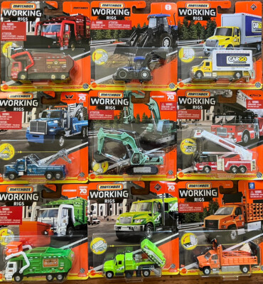 Matchbox Working Rigs Die-Cast Trucks – Choose Model – New Sealed ...