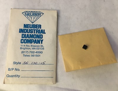 NEUBER CBN Diamond Insert - SN170-15 - Qty. 1 - NEW | eBay