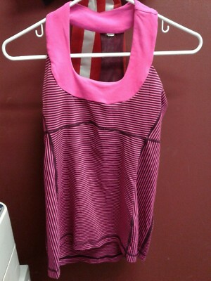 Lululemon Pink Racerback Tank Size 6 | eBay