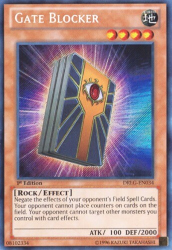Gate Blocker - DRLG-EN034 - Secret Rare - Unlimited Edition x1 ...