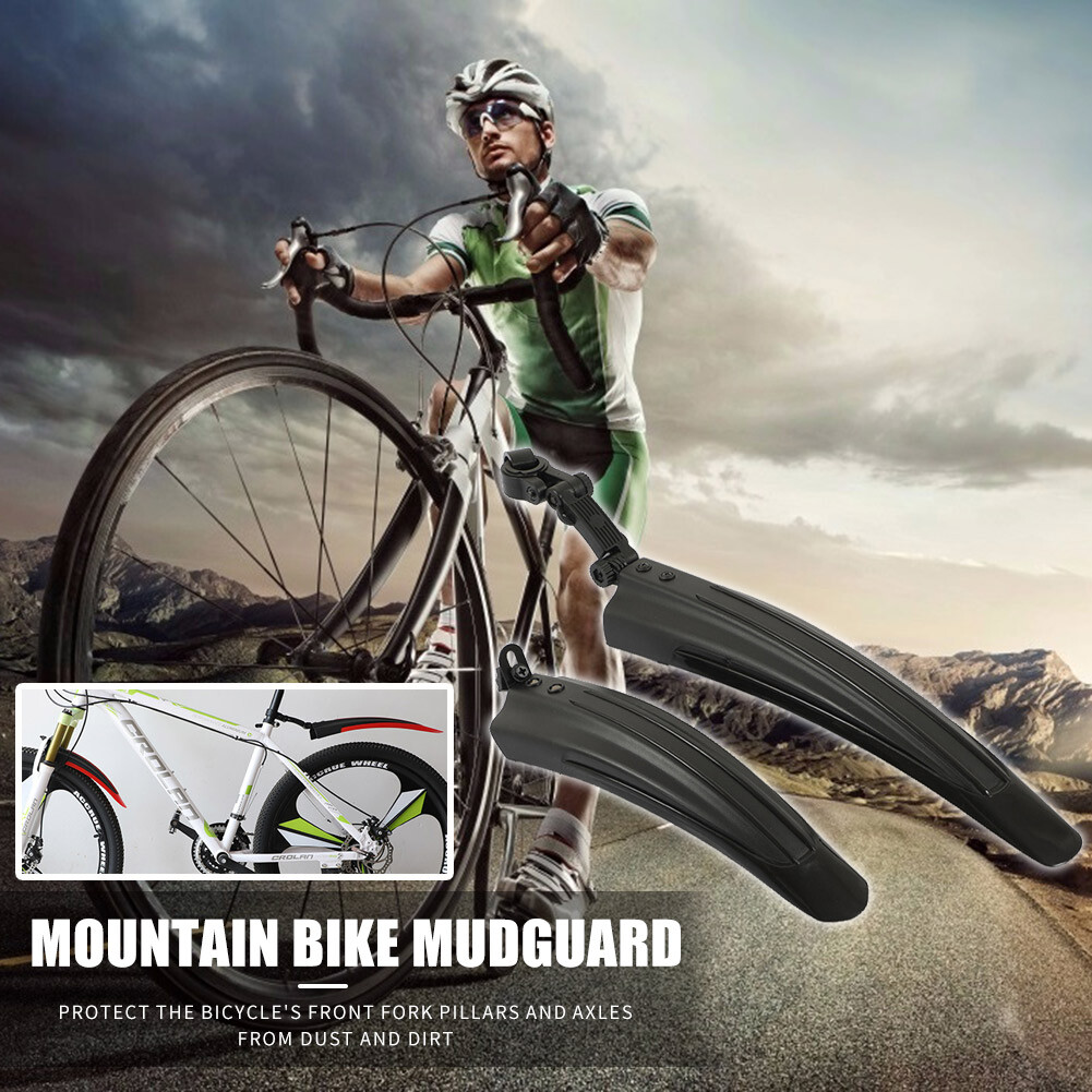 2pcs Mountain Bicycle Splash Fender Guard Bike Rear Front Mudguard ...