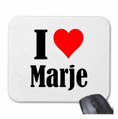 MOUSEPAD Mauspad I Love Marje Ich Liebe Marje | eBay