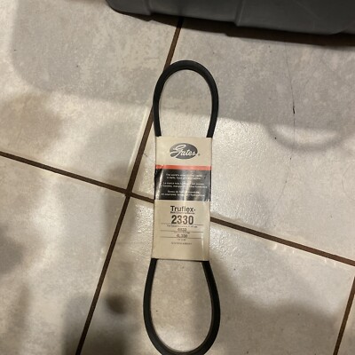Gates 2330 Truflex V-Belt, 1/2"x33", For Equipment of 3-17 HP, 4L330 ...