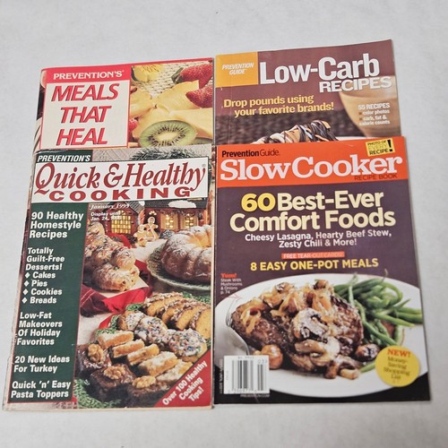 Prevention Mini Magazines Lot of 4 Slow Cooker Meals that Heal Low-Carb ...