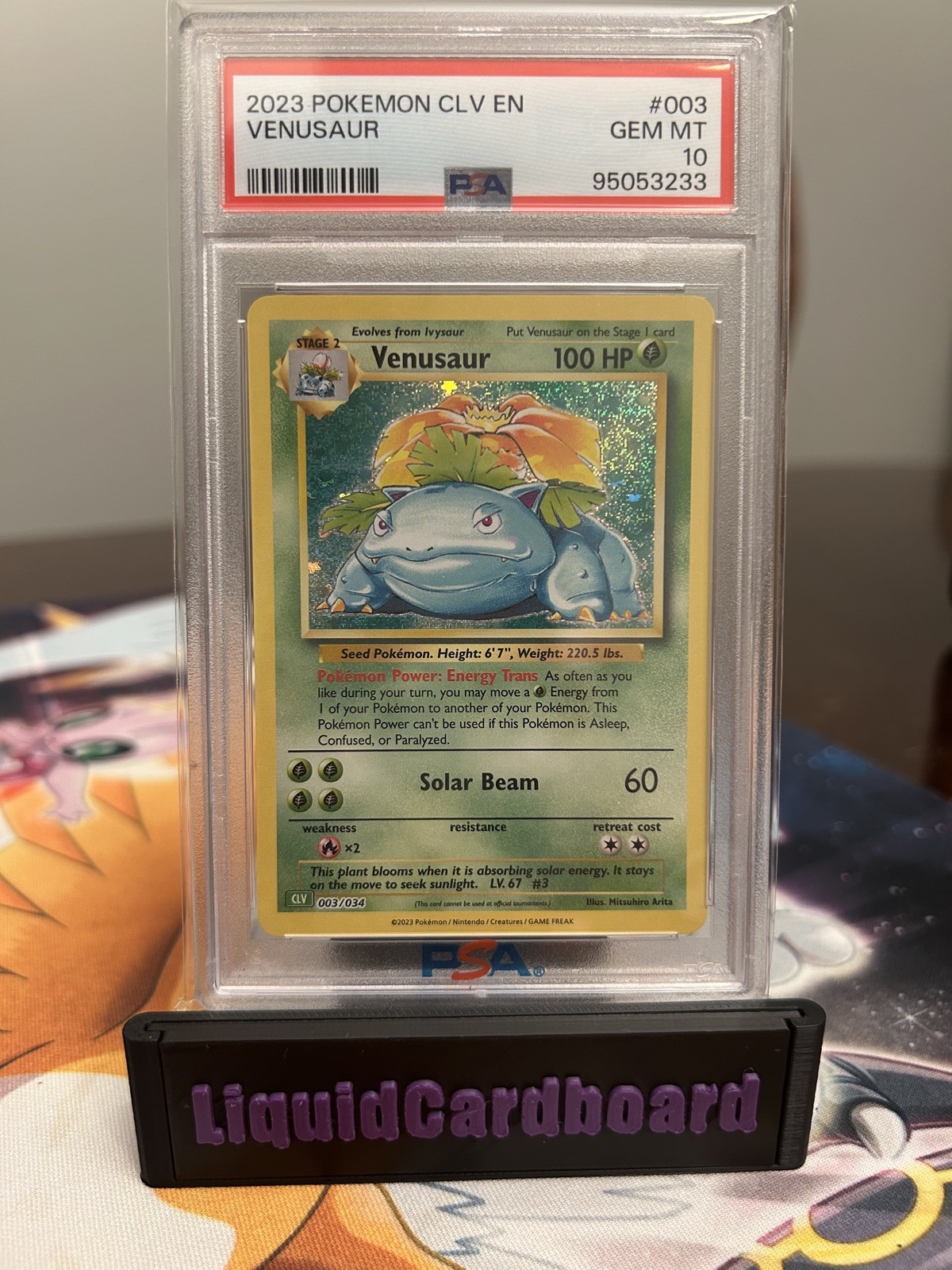 2023 POKEMON CLV EN CLASSIC VENUSAUR LUGIA EX DECK VENUSAUR#003 PSA 10 ...