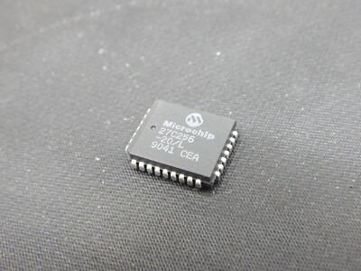MICROCHIP 27C256-20/L EPROM, 32K x 8, 32 Pin, Plastic, PLCC - USA FAST ...