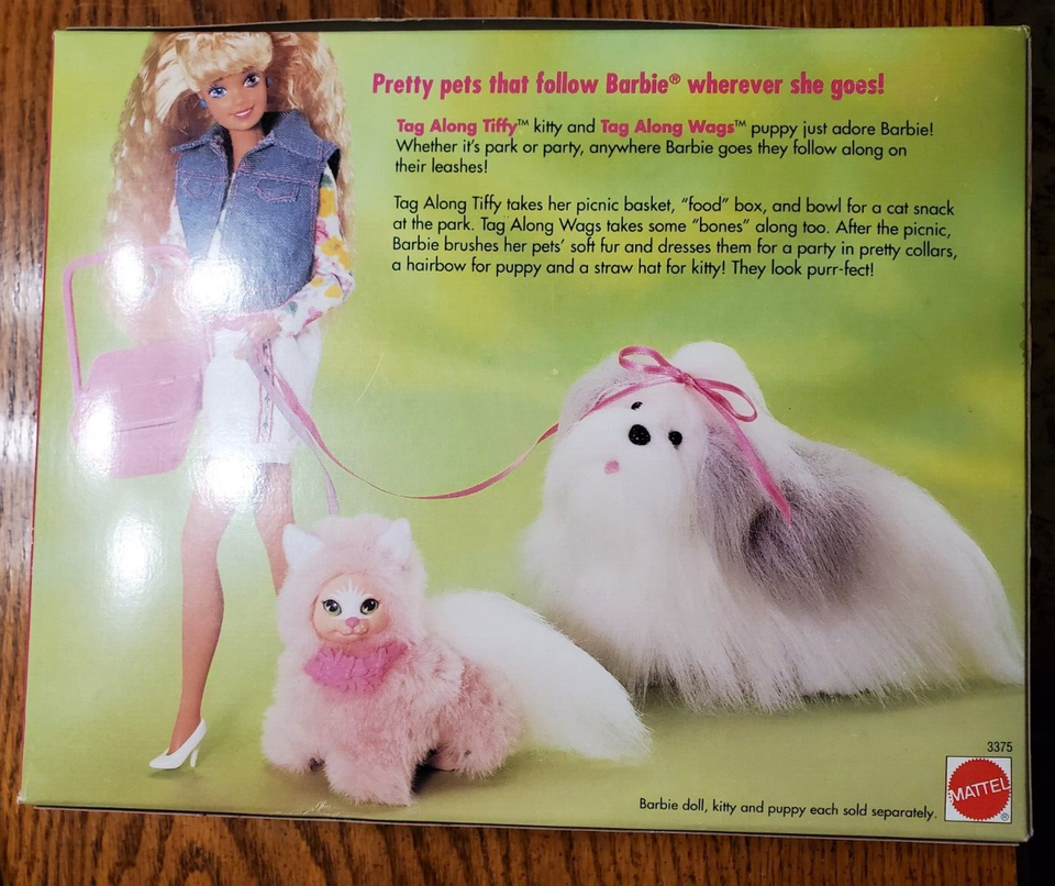 Barbie - Pet Cat -Tag Along Tiffy NRFB sealed | eBay