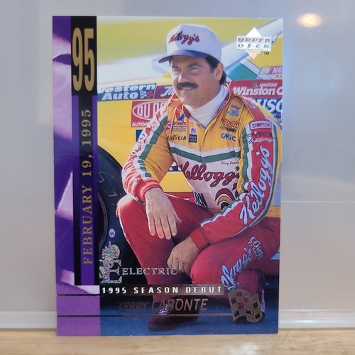 1995 Upper Deck - Silver Signatures/Electric Silver #231 Terry Labonte ...