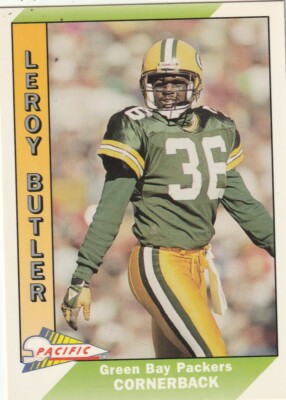 FREE SHIPPING-MINT-1991 Pacific LeRoy Butler #151-PLUS PACKERS BONUS ...