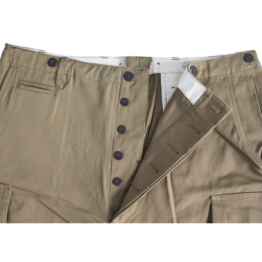 WW2 US Army Military ARMY M42 PANTS COTTON FASHION Paratrooper pants ...