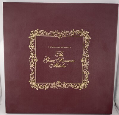 1982 Franklin Mint Record Society /The Great Romantic Melodies / Red ...