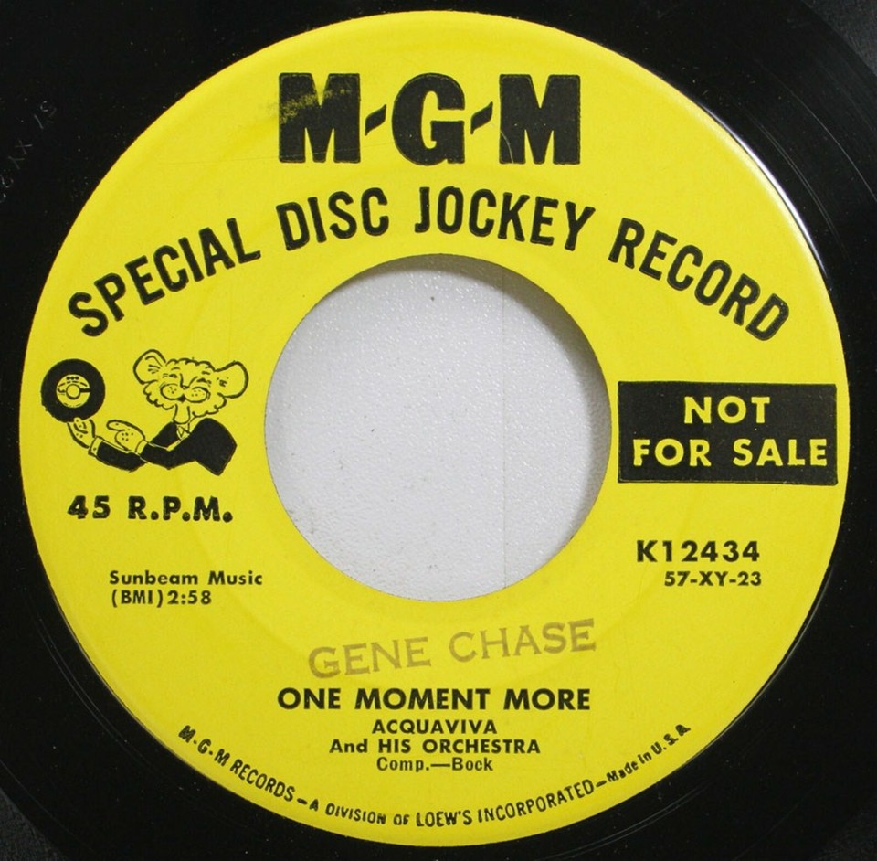 50'S & 60'S Promo 45 Gene Chase - Always The Sea / One Moment More On ...