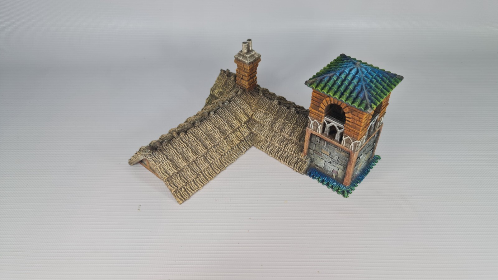 Medieval Town- Bell Tower Farm. 28mm Wargame/RPG/DnD Terrain | eBay UK