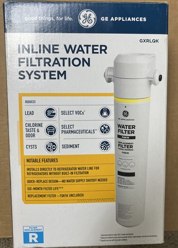 GE In-line Water Filtration System for Refrigerators or Icemakers | eBay