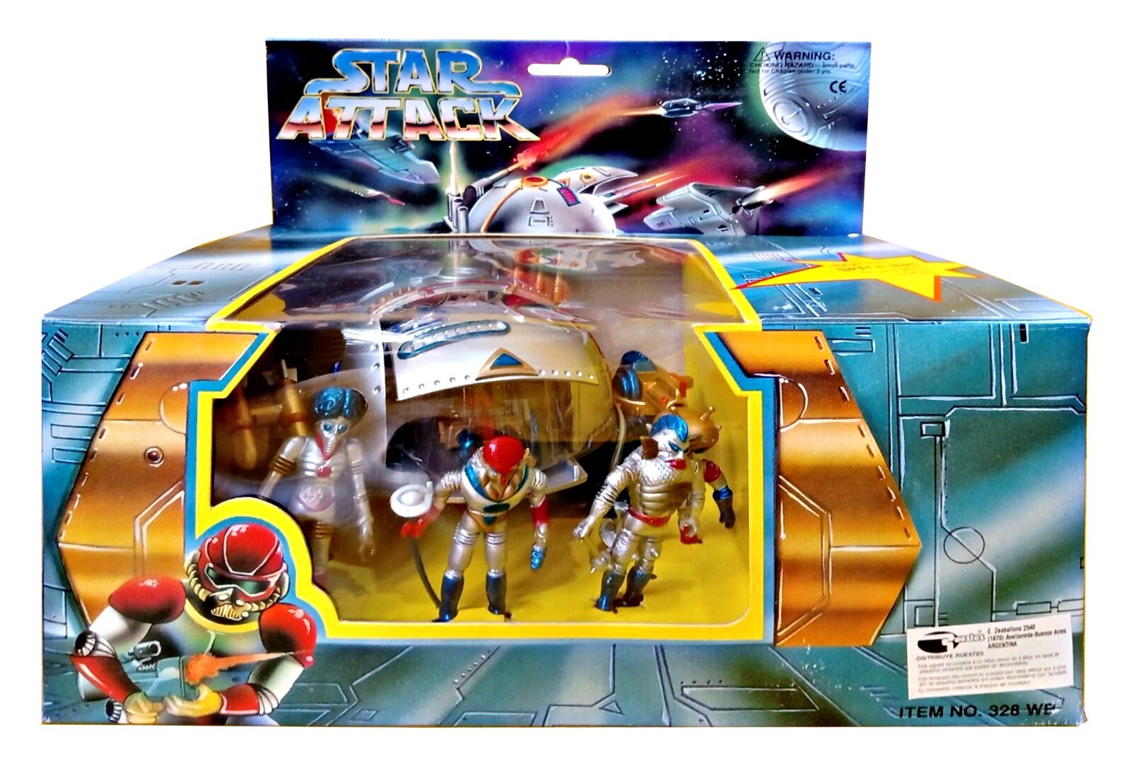 Vintage 1990 Colorforms Aliens Outer Space Men Mini-Figure Boxed ...