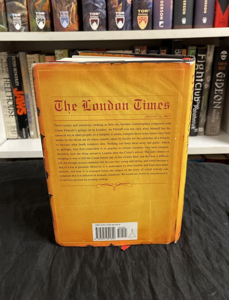 Dracula by Bram Stoker (2009, Hardcover) First Dutton Print! Horror ...