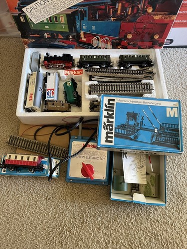 marklin german brand train bundle HO with transformer and extras | eBay