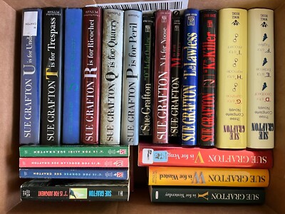 Sue Grafton alphabet books (Kinsey Millhone) hardcover, create your own ...