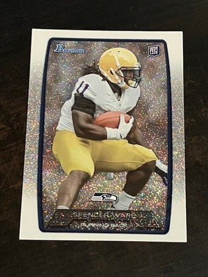 SPENCER WARE rc 2013 Bowman # 193 SILVER ICE Seahawks LSU | eBay