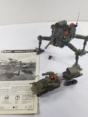 REVELL 1984 ROBOTECH ASSAULT SQUAD MODEL KIT WITH INSTRUCTIONS BUILT ...