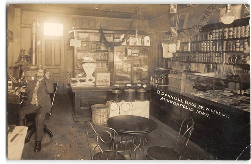 Minneapolis, MN RPPC O'Donnell Bros General Store Interior 1910s Photo ...