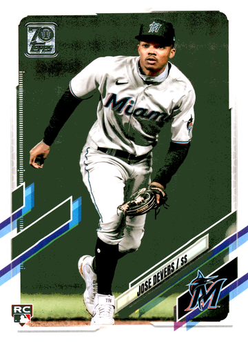 MLB Topps - Jose Devers - Rookie Card - Miami Marlins - No. #US94 ...