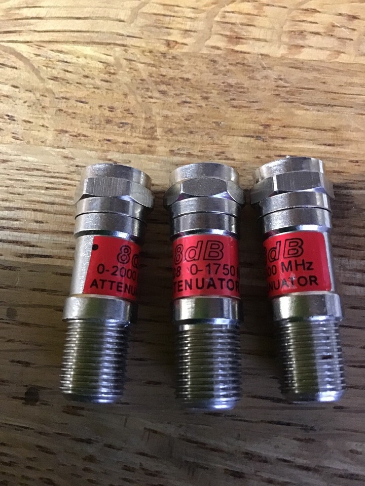 (Lot Of 3). 8DB Fixed Mini-type Attenuator 0-2000 MHz | eBay