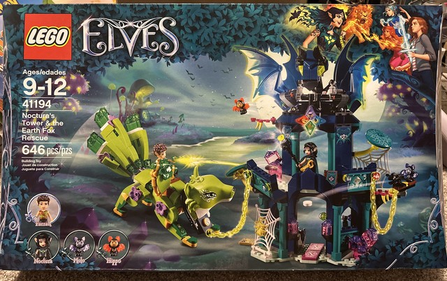 LEGO Elves: Noctura's Tower & the Earth Fox Rescue (41194) for sale ...