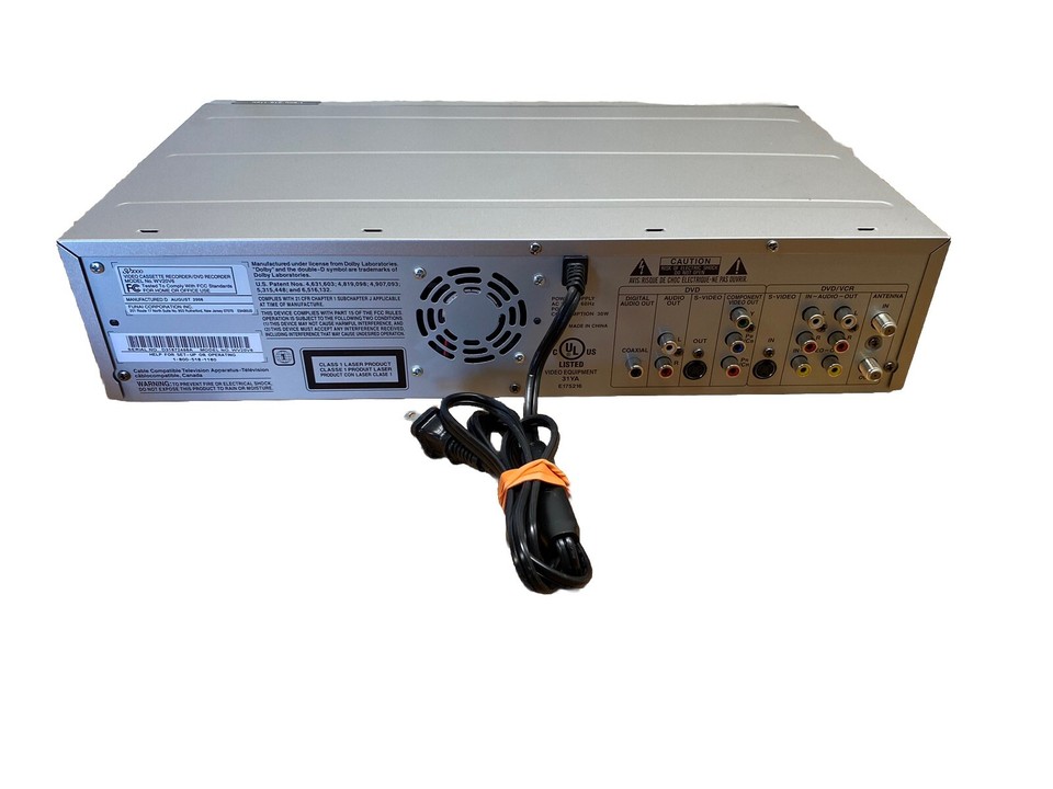 SV2000 WV20V6 DVD/VCR Recorder Player Combo w Remote | eBay