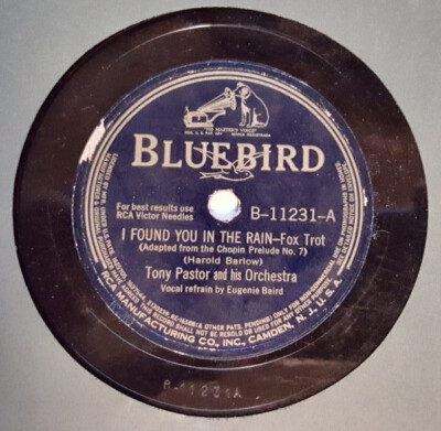 Tony Pastor And His Orchestra - I Found You In The Rain / $21 A Day ...