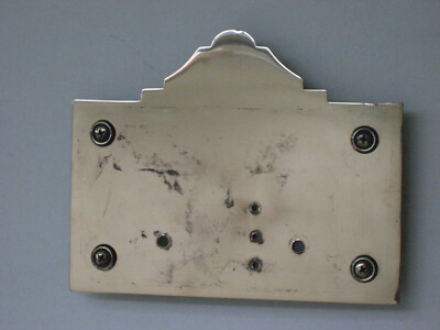 Custom Alamo M/C License Plate Holder, Solid Brass, Texas Theme | eBay