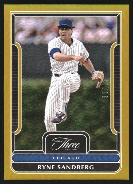 2023 Panini Three and Two - Holo Gold #22 Ryne Sandberg /15 for sale ...