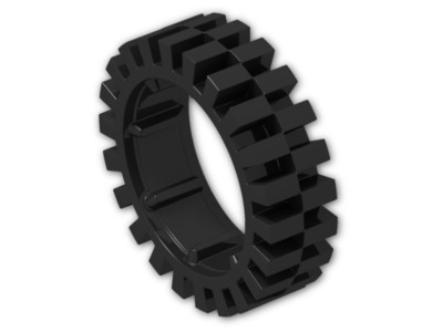 LEGO TIRE 24MM D. X 8MM INTERIOR RIDGES (4 PCS) CHOOSE YOUR COLOR 3483 ...