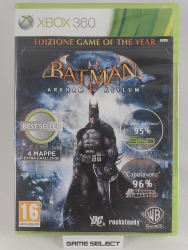 Batman Arkham Asylum Game of The Year Edition Xbox 360 Pal - - New ...