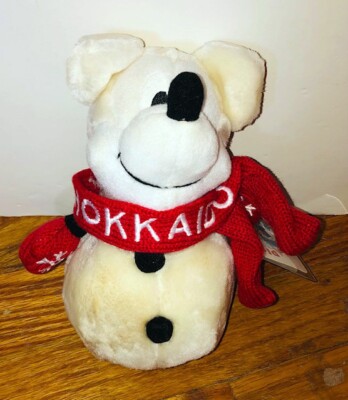 Disney Japan Disney on Tour Hokkado Mickey Snowman Bean Bag Plush LTD ...