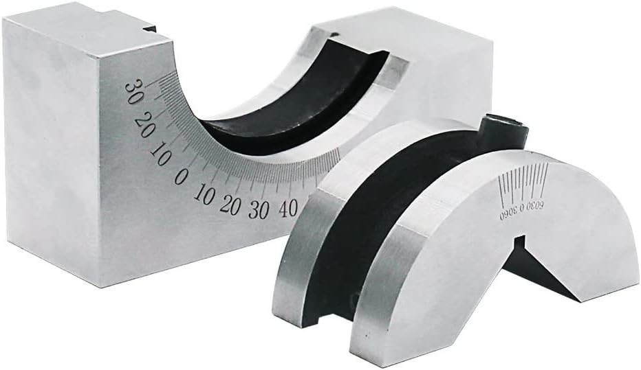 Adjustable Angle V Block 0–60° for Milling Machine, 95x45x48mm | eBay