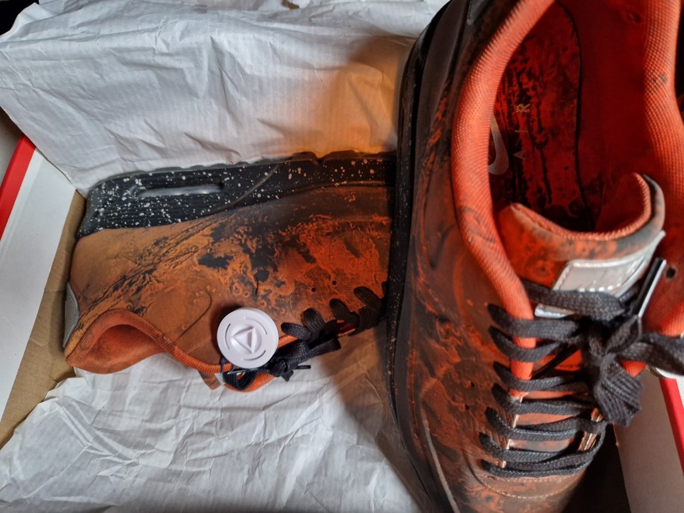 Nike Air Max 90 'Mars Landing' Mars Stone/Magma Orange 11UK | eBay UK