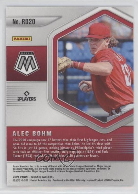2021 Panini Mosaic Rookie Debut Alec Bohm #RD20 RC 0m0g | eBay