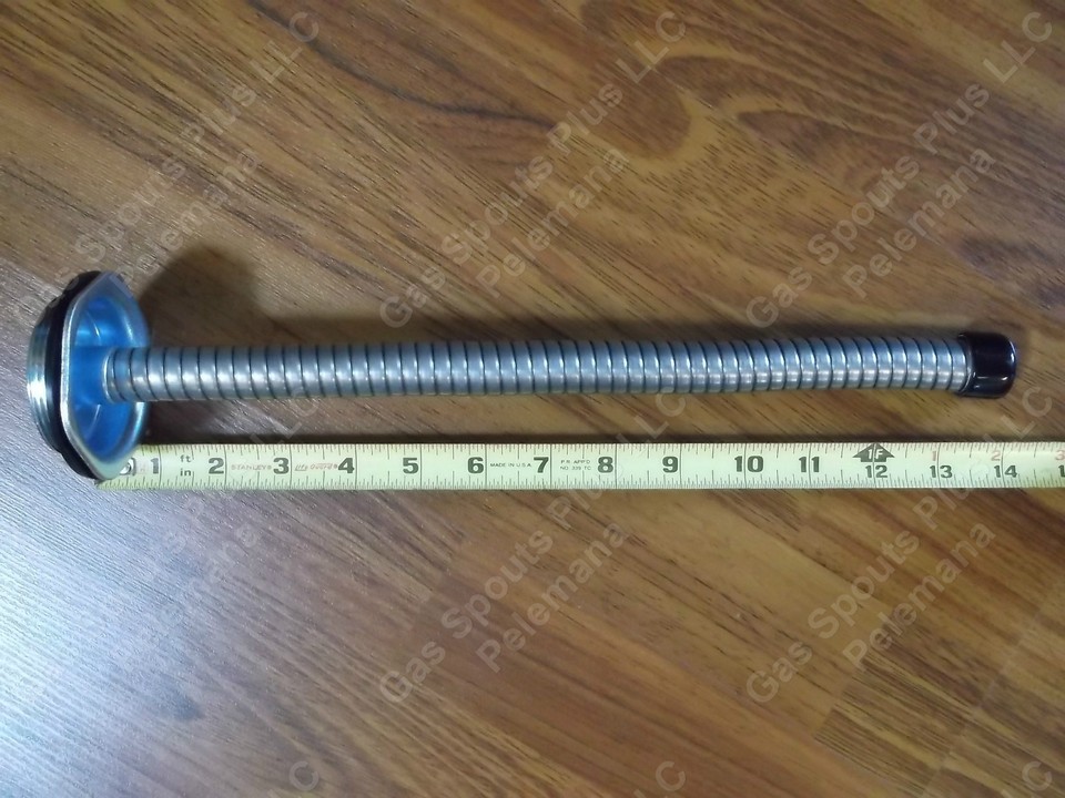 2-Pk Military Army 5 Gallon Jerry Gas Can Flexible Metal Nozzle Blitz ...