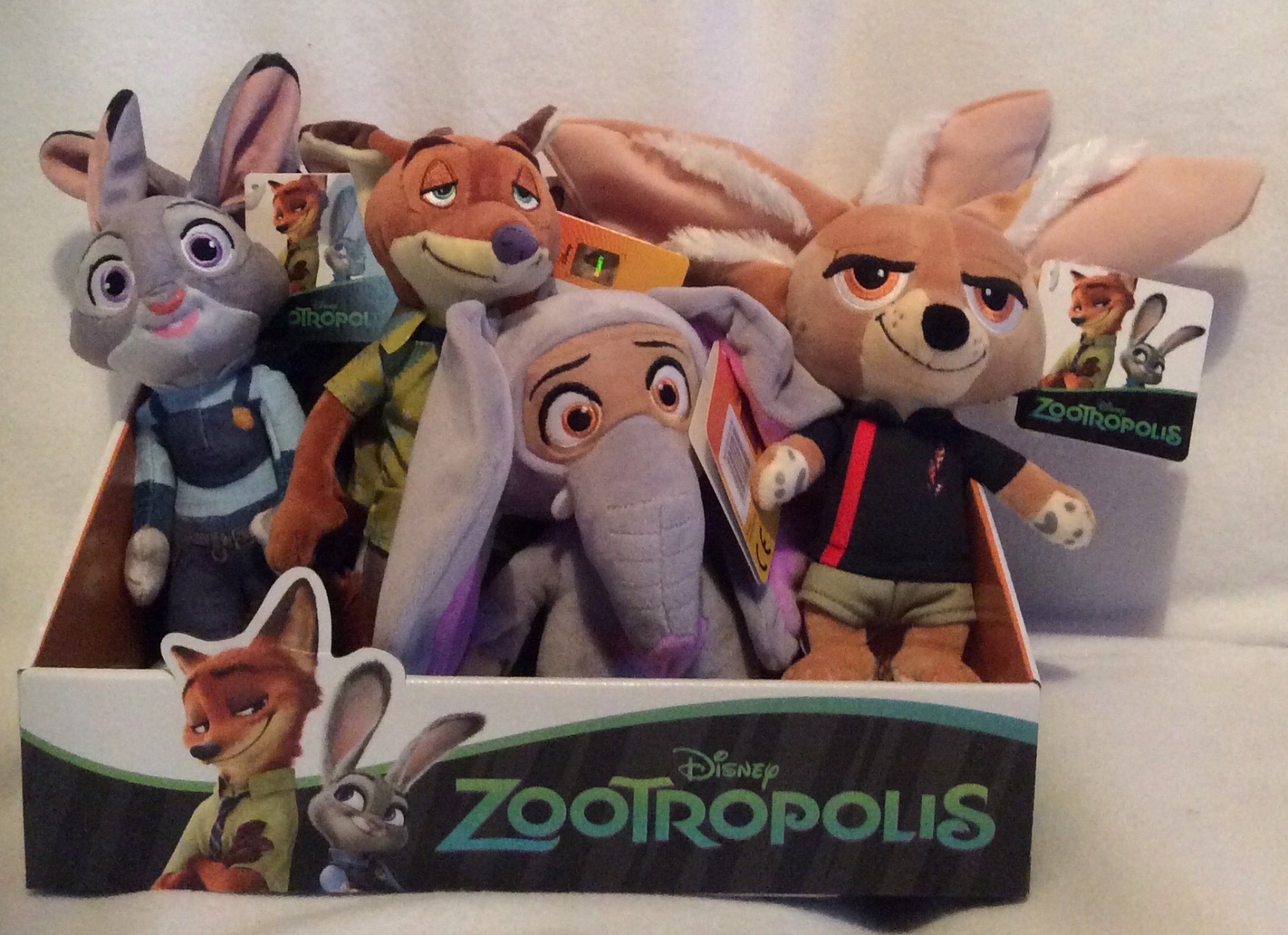 Disney Zootopia Zootropolis 19cm Soft Plush Toy Nick Judy Hopps Finnick ...