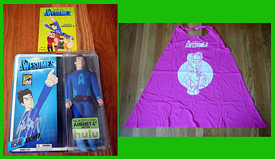 THE AWESOMES Prock sdcc 2014 hulu Exclusive Signed Action Figure SETH ...