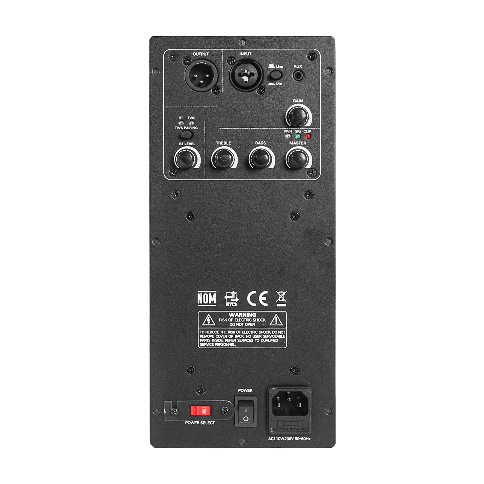 Sound Town Class-D Plate Amplifier for PA Speaker Cabinets, 150W RMS ...