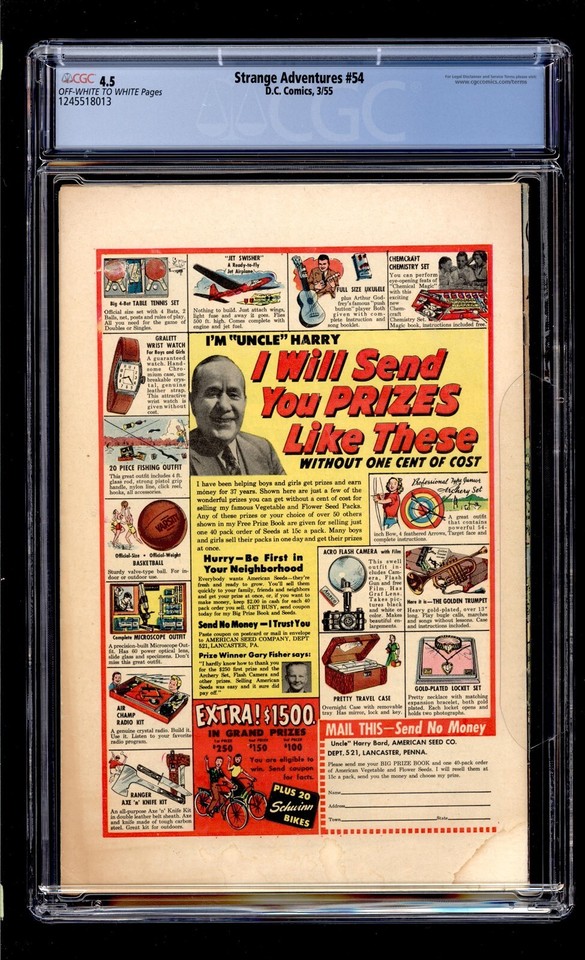 Strange Adventures #54 1955 CGC 4.5 VG+ OW/W High Definition Scans** | eBay