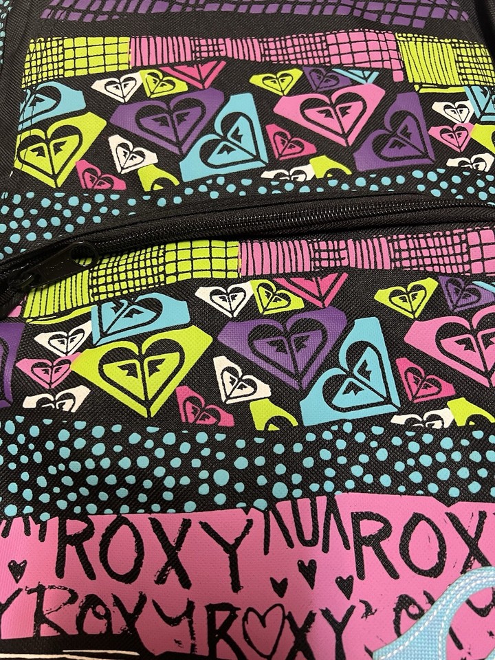 Roxy Quiksilver Logo Backpack Brand New 18” X 15” X 4.5” | eBay