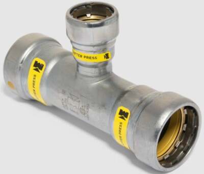 Mueller CP04087G Carbon Steel Tee Reducing, P X P X P, 1-1/2in X 1-1 ...