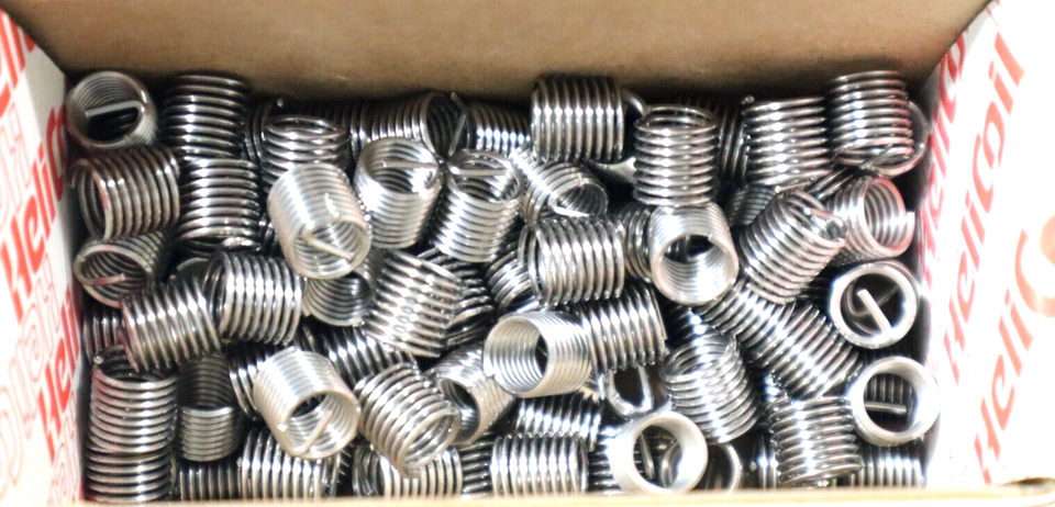 100 pcs, HELI-COIL, 1/4-28, .375" O.A.L. SCREW-LOCKING INSERT A725 | eBay