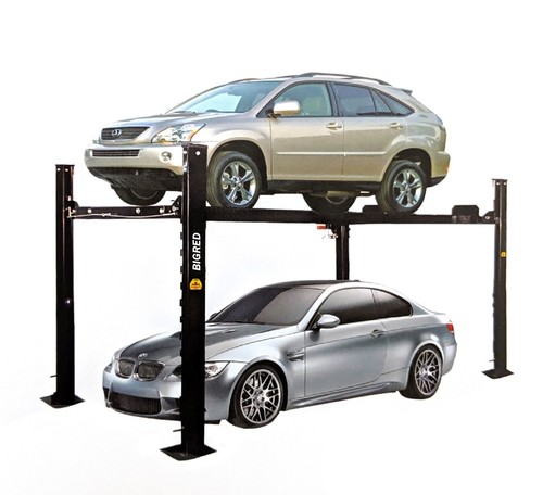 Car Hoist 4Ton Four Post Car Parking Lift 4QJY4.0-C,. | eBay